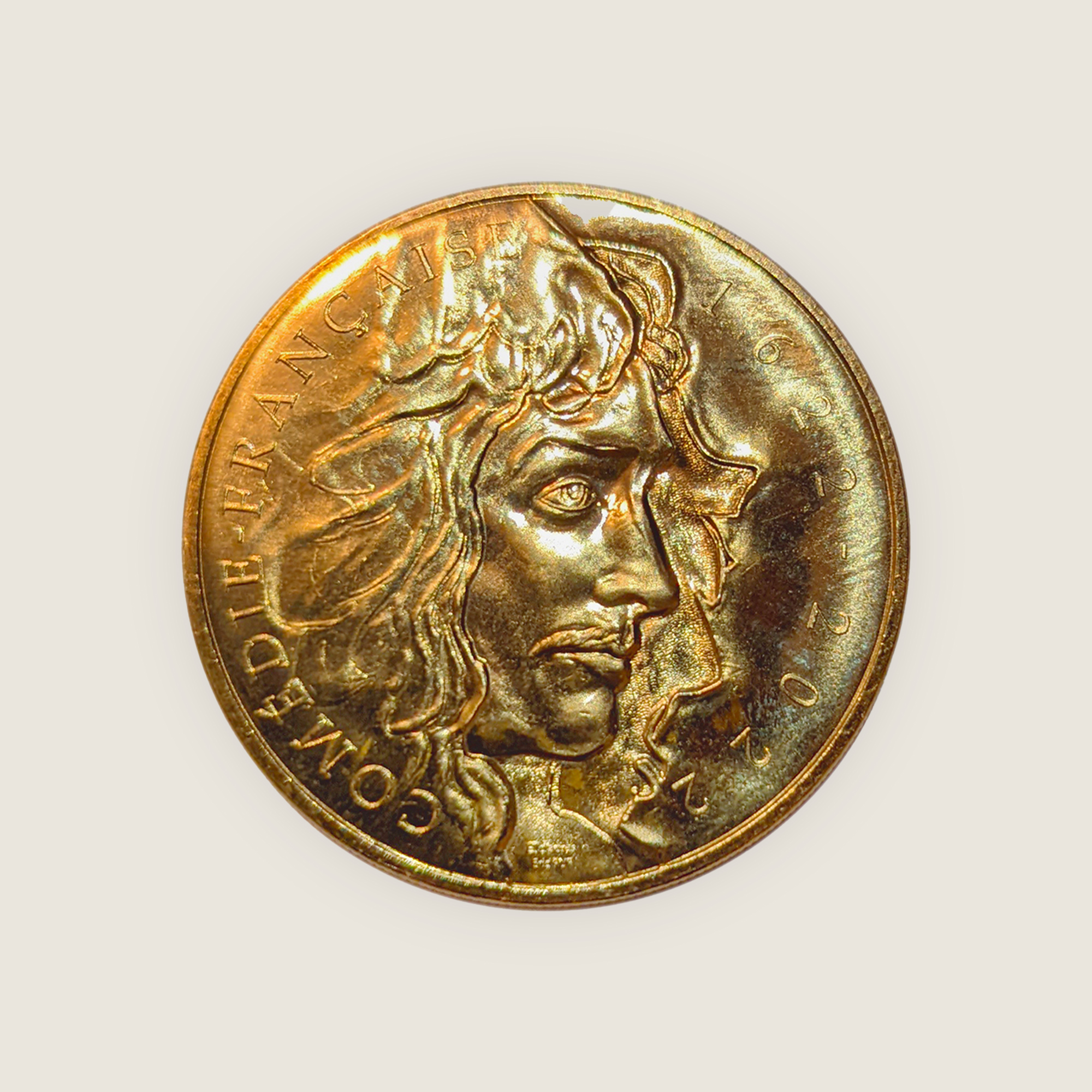 Médaille commémorative des 400 ans de Molière - Boutique de la Comédie ...
